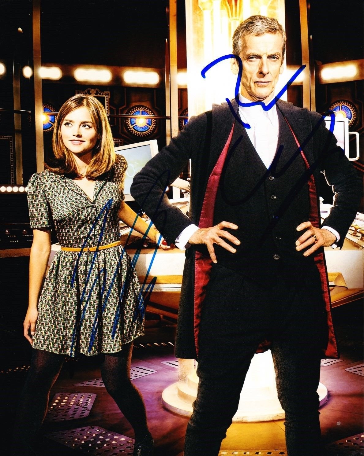 PETER CAPALDI & JENNA COLEMAN | Primetime Signatures Authenticity ...
